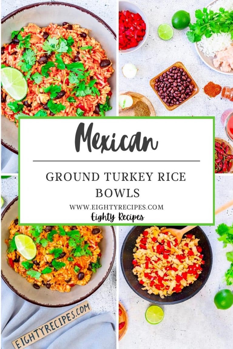 Mexican Ground Turkey Rice Bowls