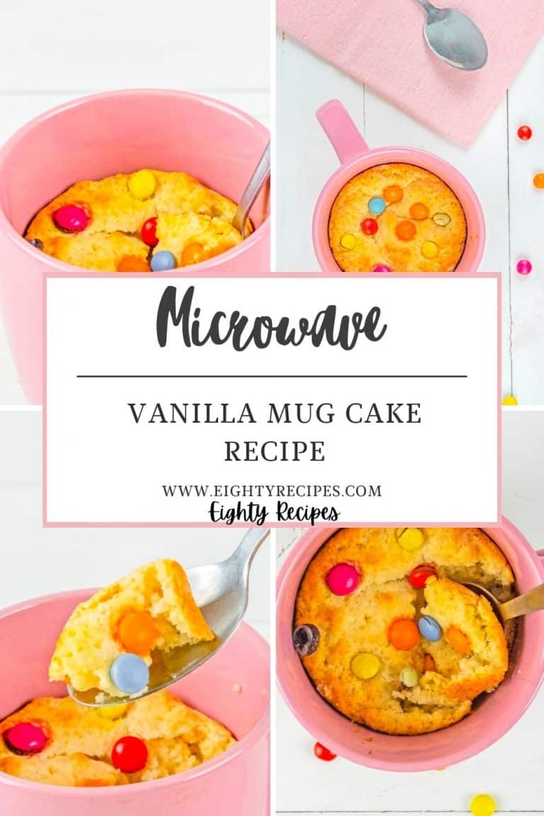 Microwave Vanilla Mug Cake