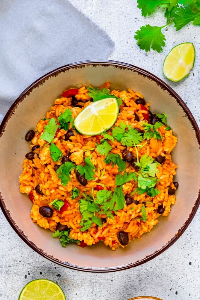 Mexican Ground Turkey Rice Bowls