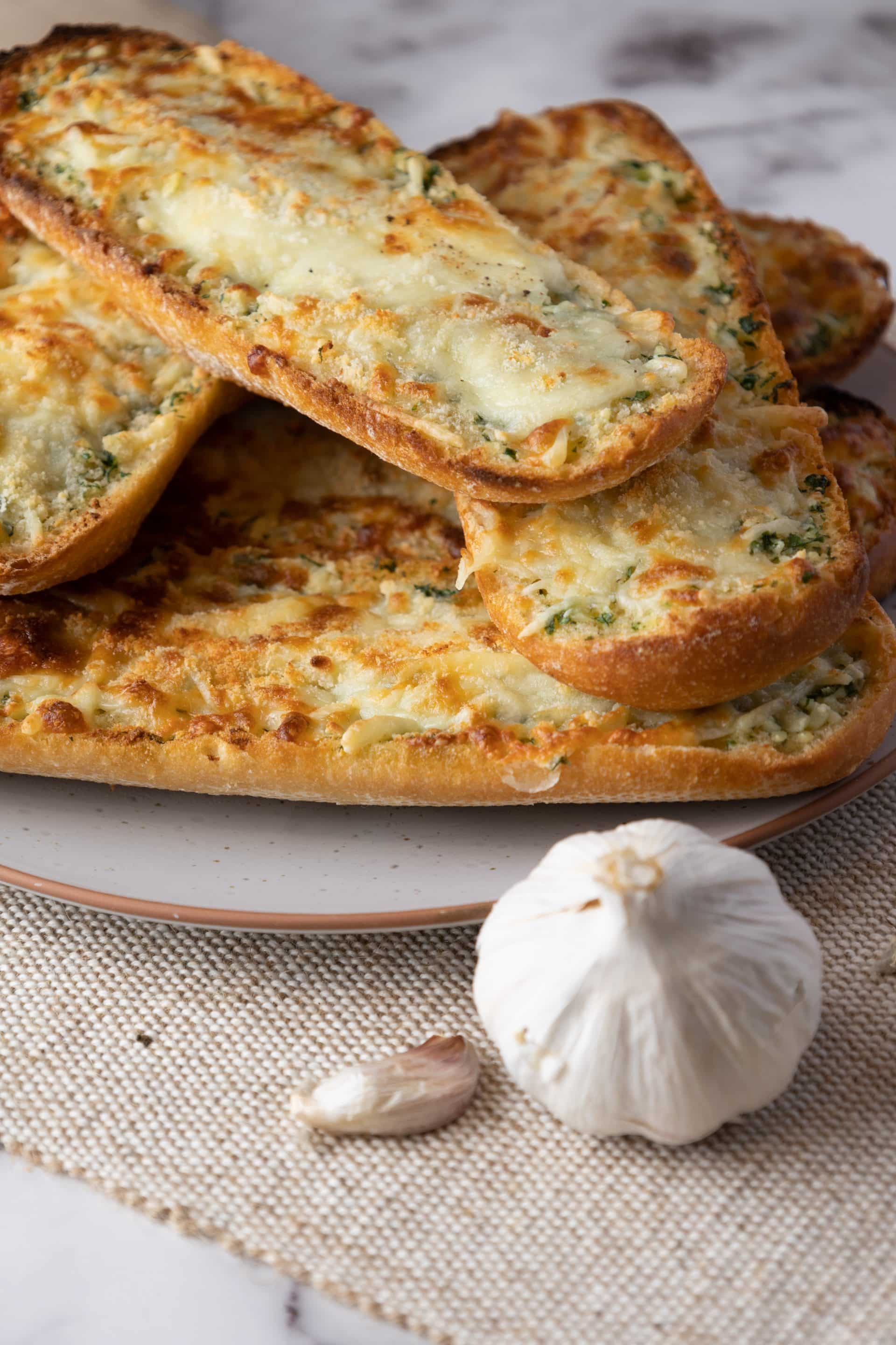 The Best Cheesy Garlic Bread Ever - Eighty Recipes