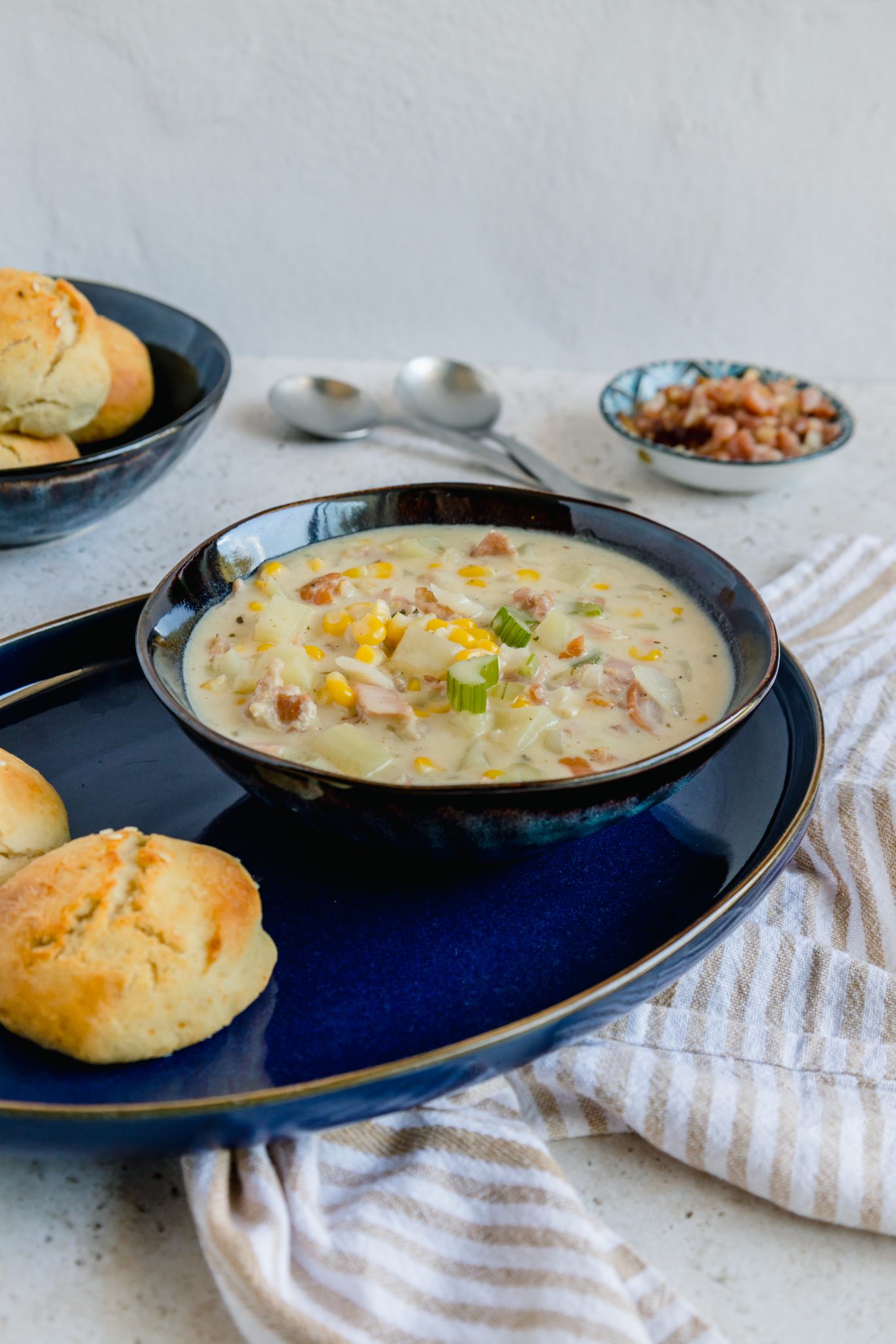 Easy Ham and Corn Chowder