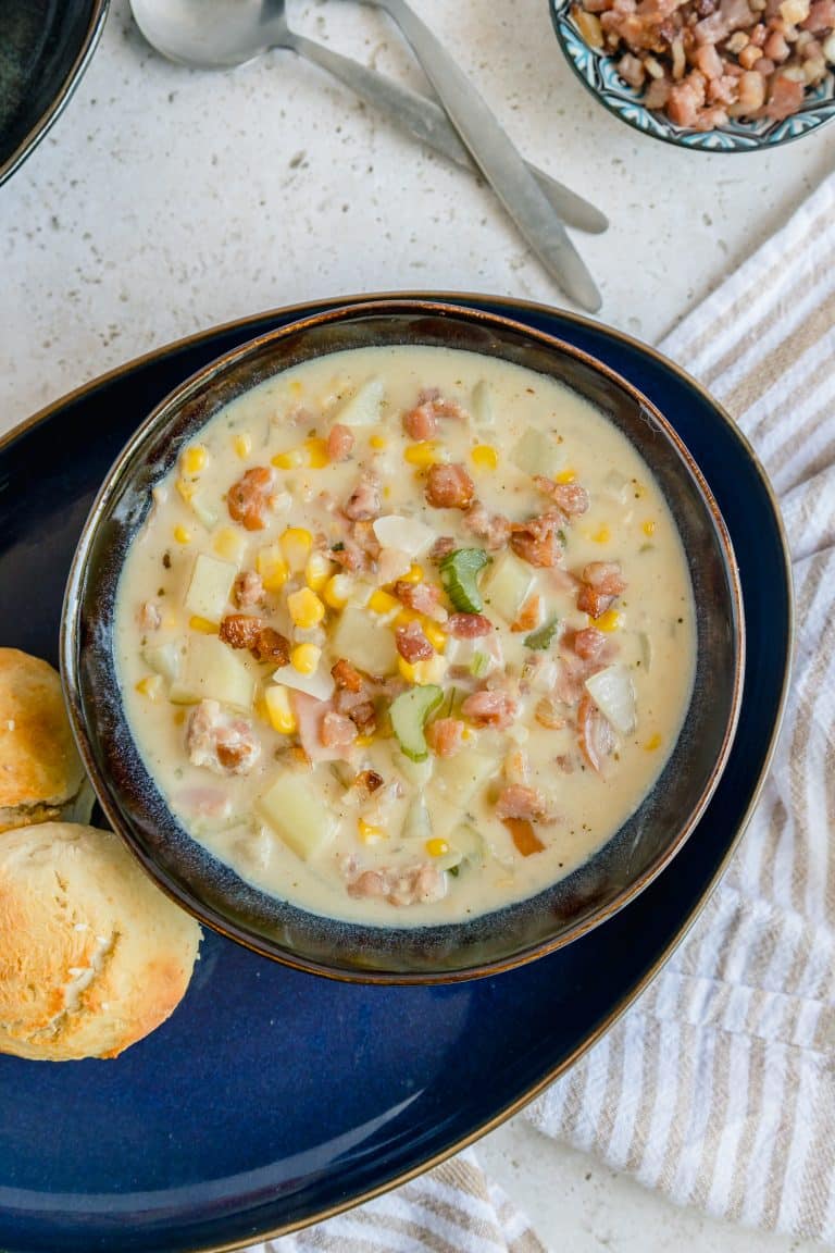 Easy Ham and Corn Chowder