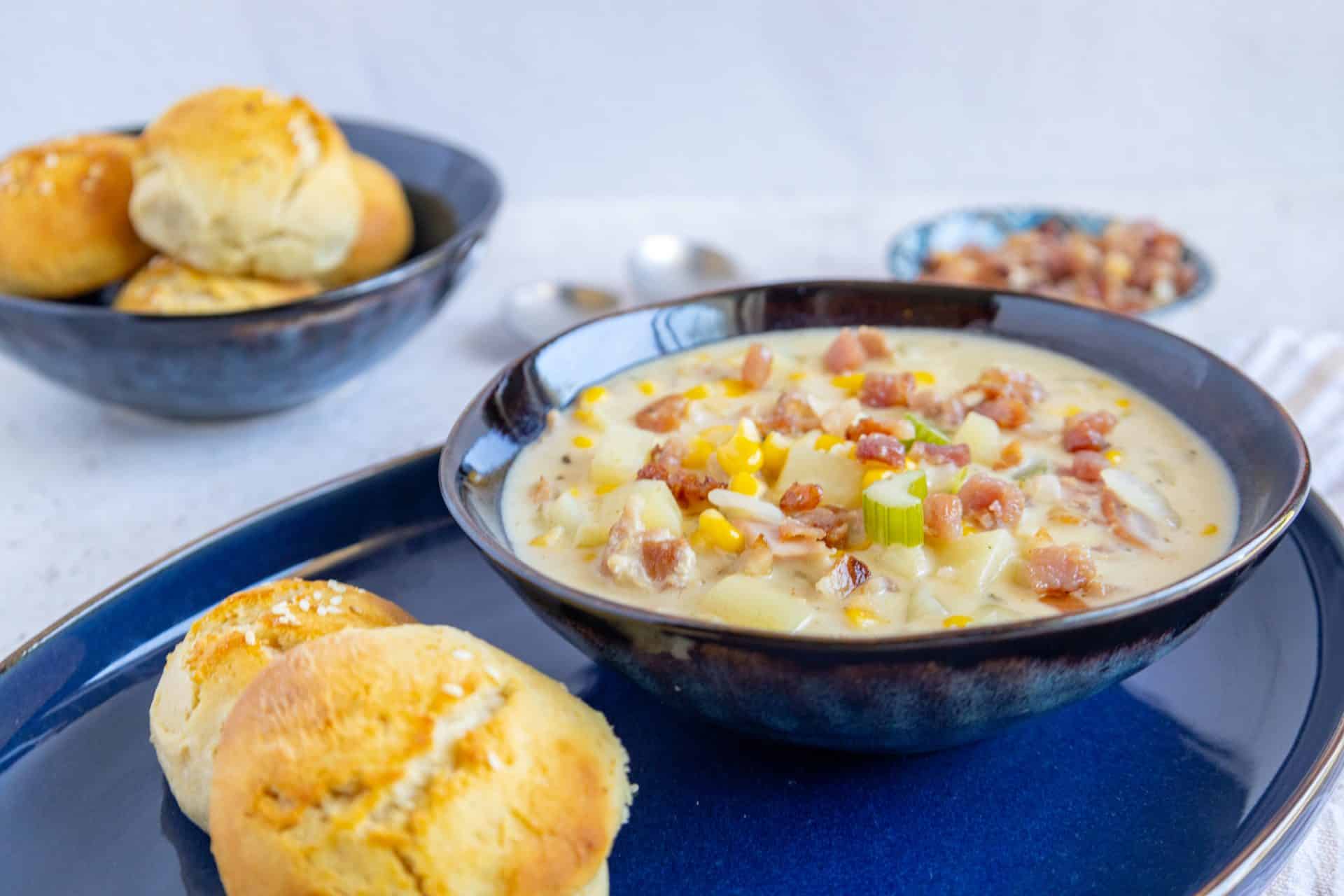 Easy Ham and Corn Chowder