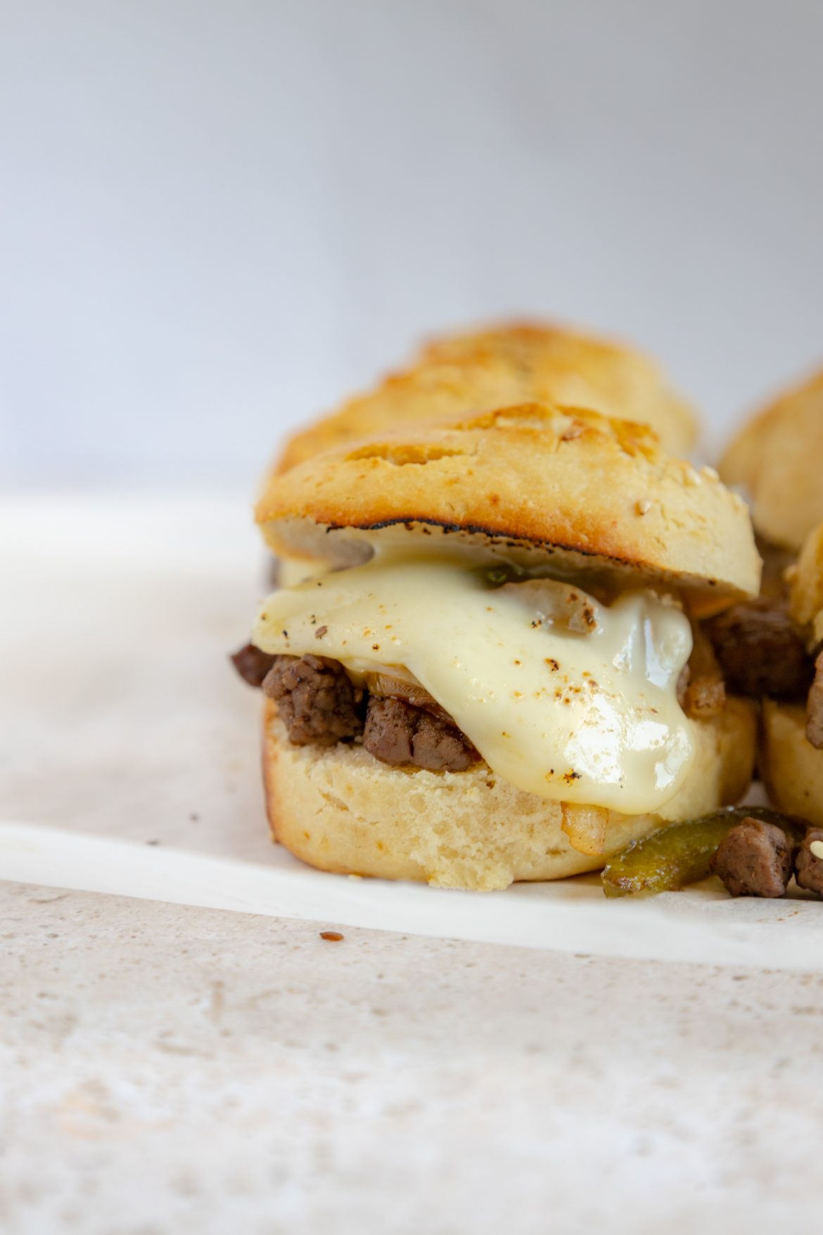 Philly Cheesesteak Sliders Recipe