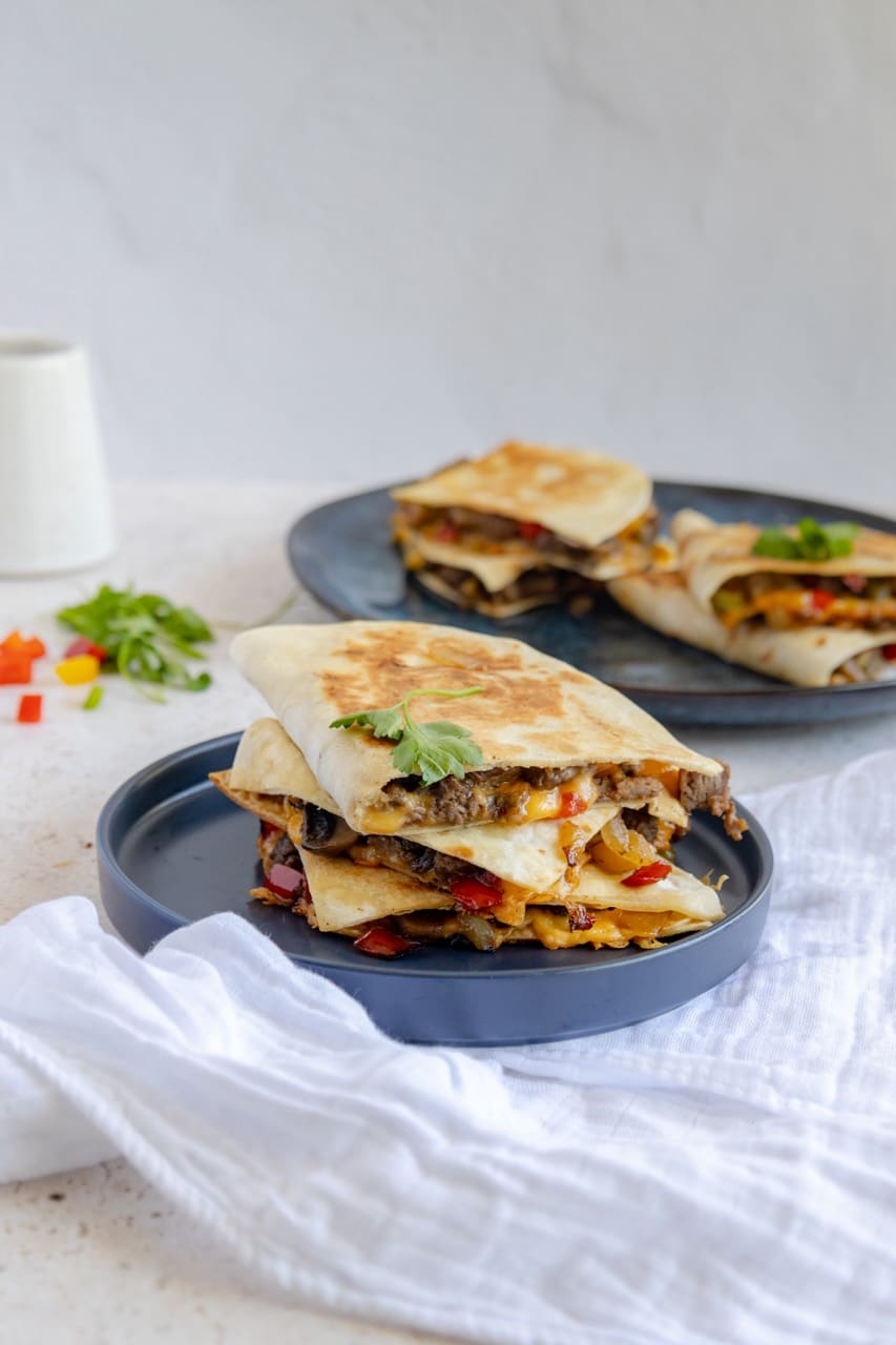 Philly Cheesesteak Quesadilla Recipe