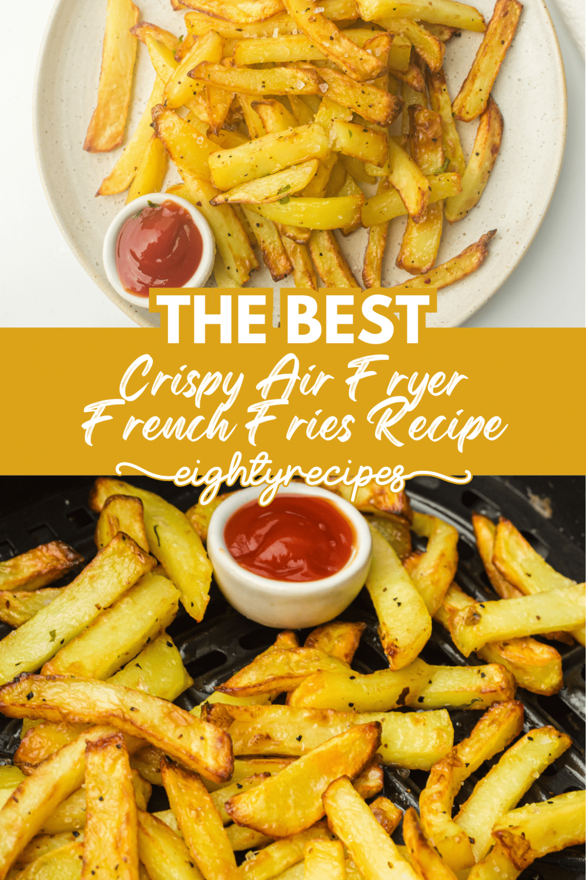 Air Fryer Crispy Homemade French Fries Recipe